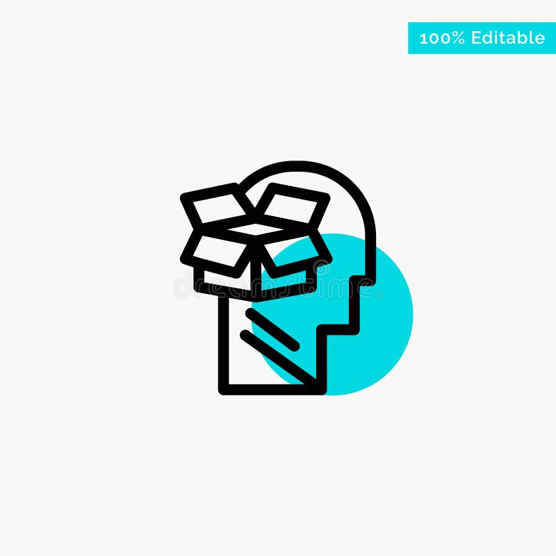 Box, Unbox, Data, User, Male Turquoise Highlight Circle Point Vector ...