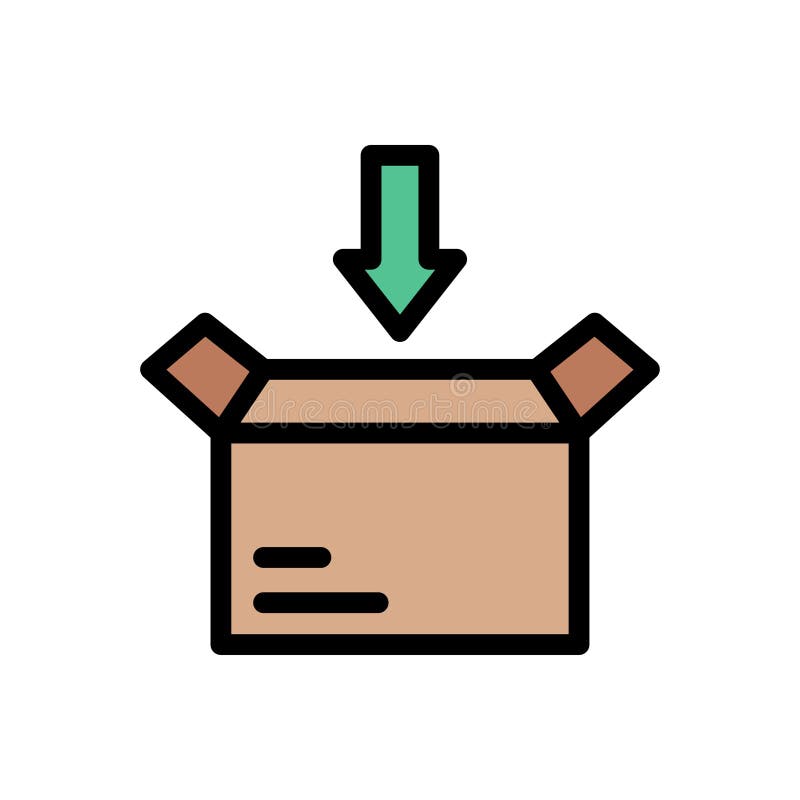 Box stock vector. Illustration of line, unpack, icons - 210743655