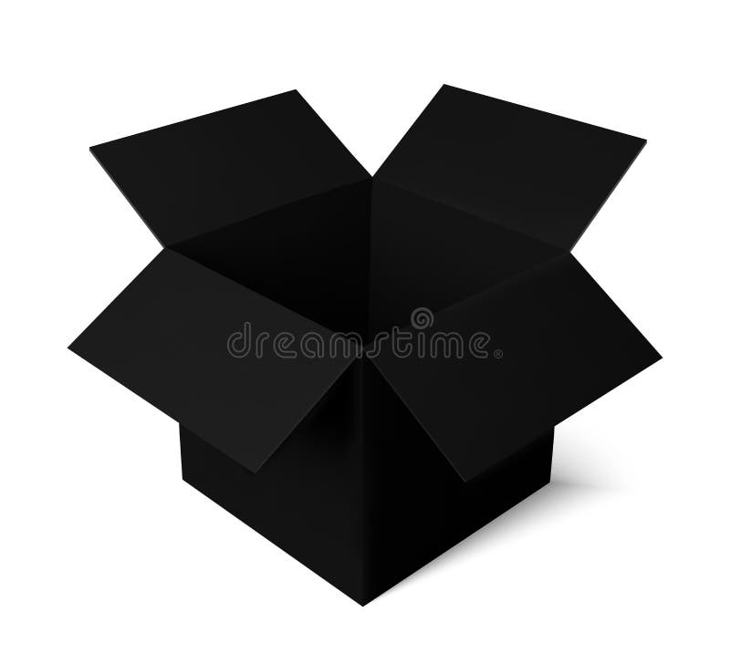 Box vector illustration stock vector. Illustration of blank - 129651464