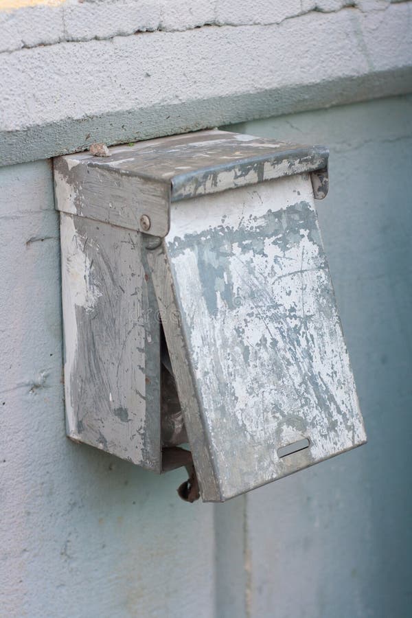 Box on wall stock photo. Image of background, storage - 24435056