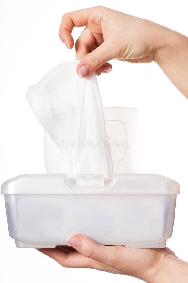 Box with wet wipes stock image. Image of wipes, draw - 40562977