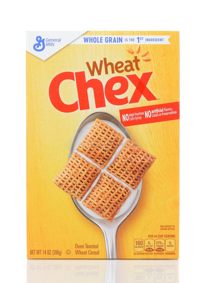 A Box of Wheat Chex from General Mills Editorial Photography - Image of ...