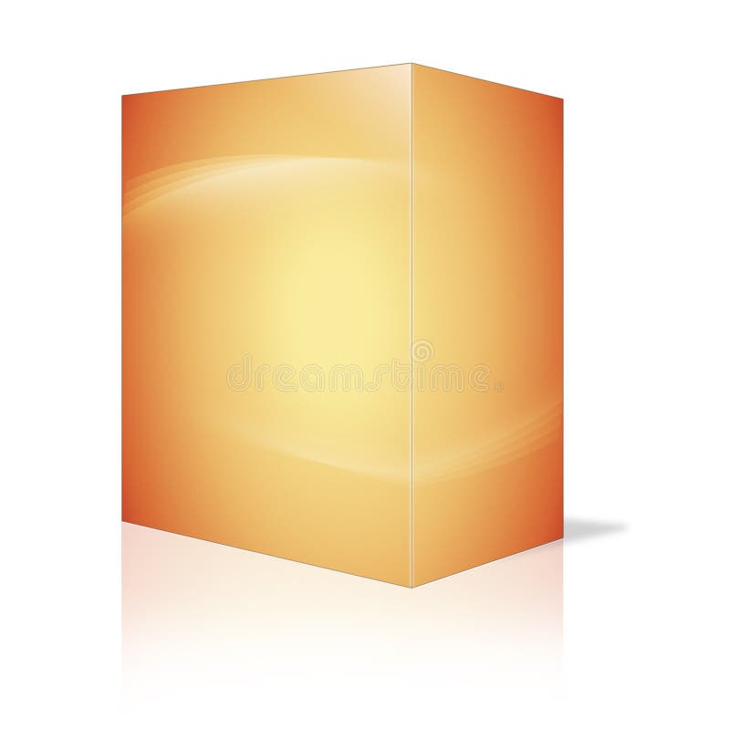 Red Software Box with Rounded Corners Stock Vector - Illustration of ...