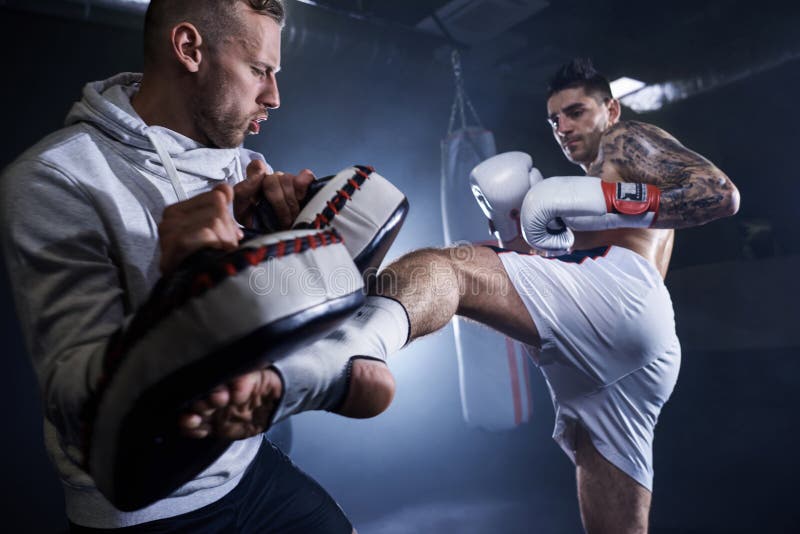 Box stock photo. Image of kickboxing, motion, effort - 92297616