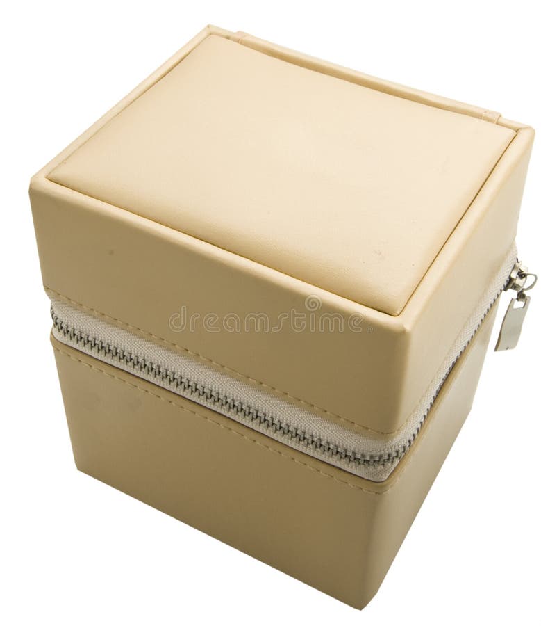 Box with zipper stock photo. Image of leather, jewelry - 13551564