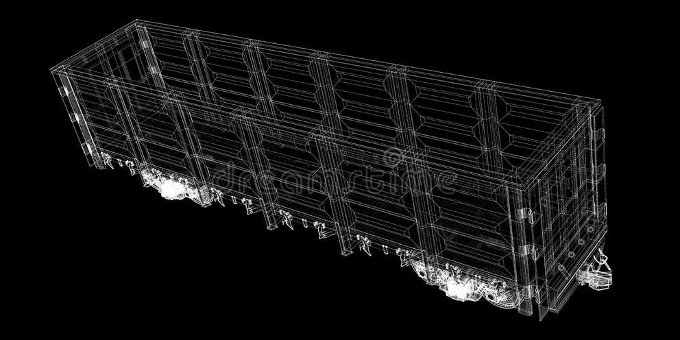 Boxcar stock illustration. Illustration of industry, shipping - 44428872