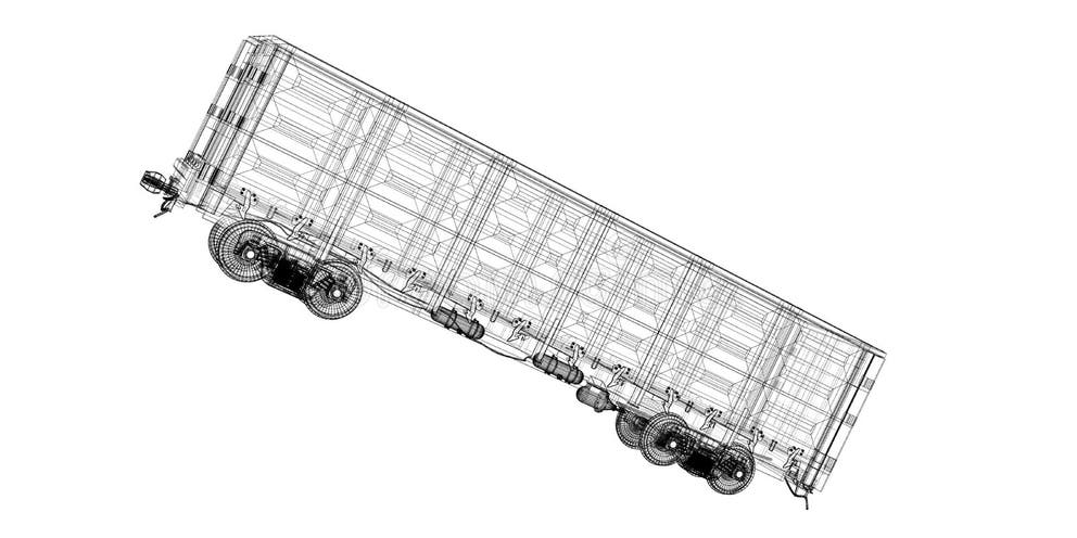 Boxcar stock illustration. Illustration of power, industry - 44438788