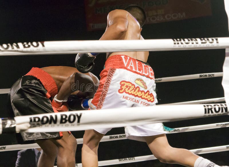 Amateur D'arbitre Et Boxe Professionnelle Photo éditorial - Image du ...