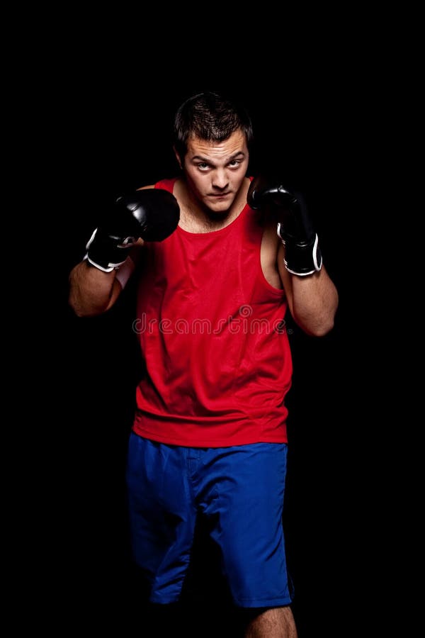 Boxeador foto de archivo. Imagen de boxeo, boxeador, cortocircuitos ...