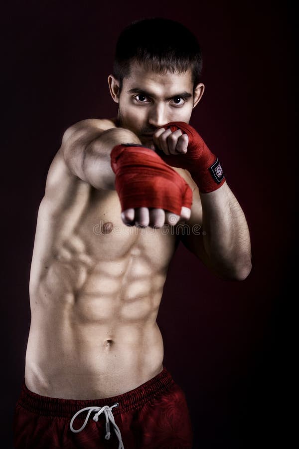 Boxeador foto de archivo. Imagen de deporte, entrenamiento - 18180466