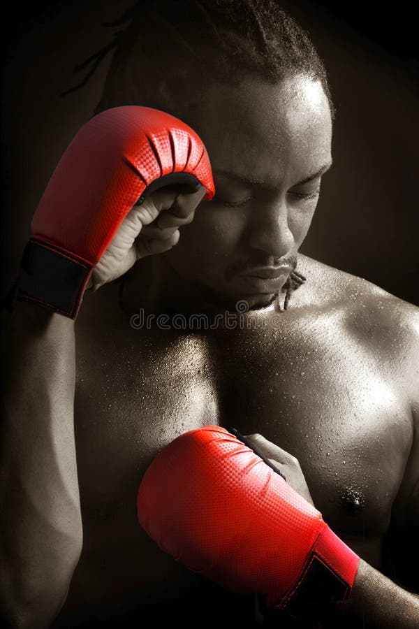 Boxeador imagen de archivo. Imagen de gente, boxeo, joven - 20189983