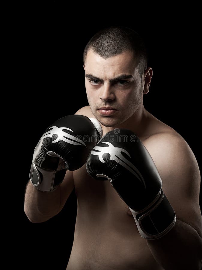 Boxeador imagen de archivo. Imagen de muchacho, golpe - 24176989