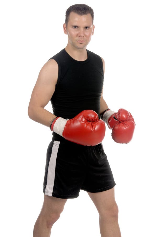 Boxeador imagen de archivo. Imagen de gente, entrenamiento - 524967