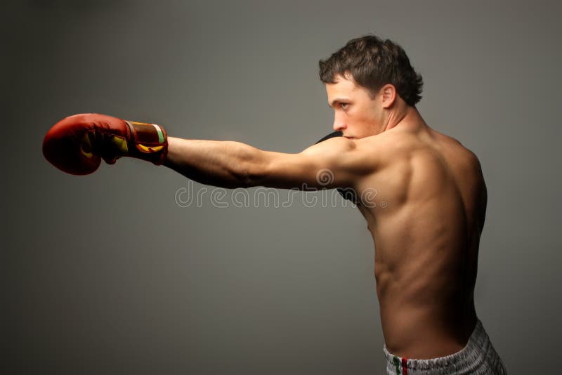 Boxeador imagen de archivo. Imagen de hombre, deporte - 5258953