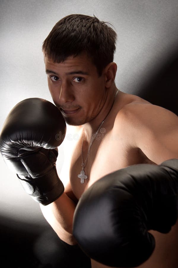 Boxeador imagen de archivo. Imagen de marcial, aptitud - 54494025