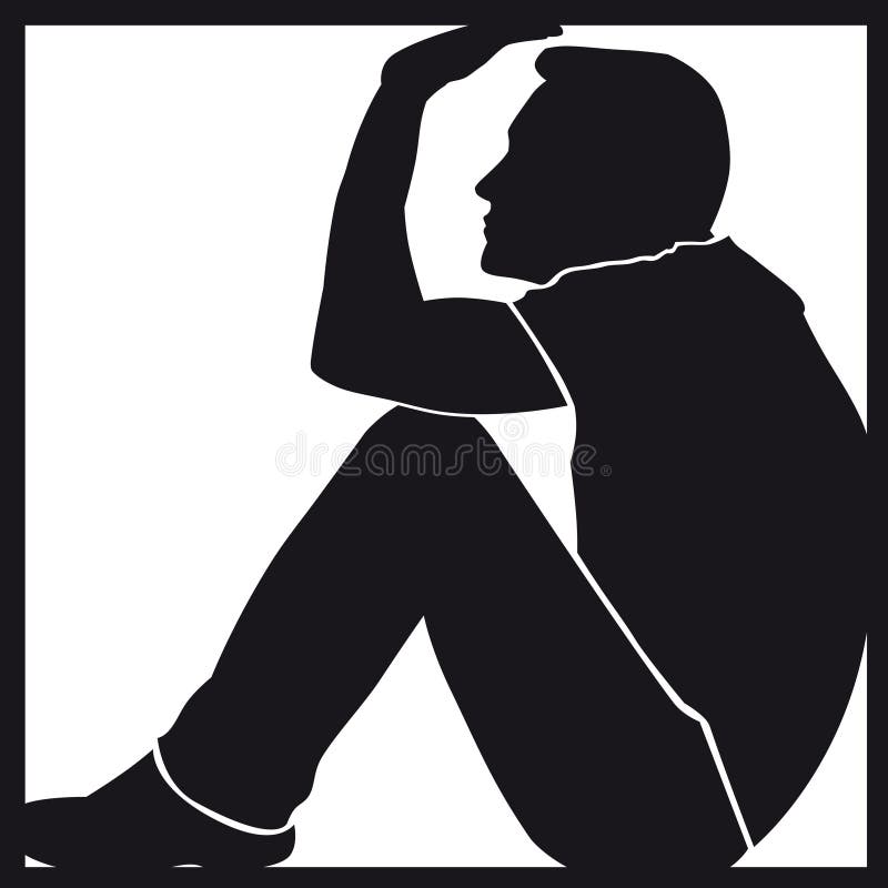 Boxed in stock vector. Illustration of trapped, space - 5570960