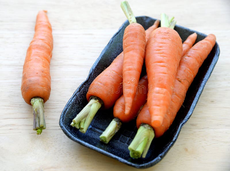 Boxed Carrots from Supermarket Stock Photo - Image of supermarket ...