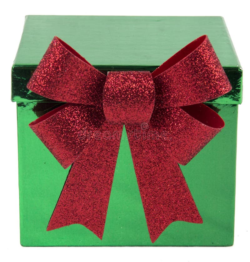 Boxed Christmas Presents on White Background Stock Photo - Image of ...