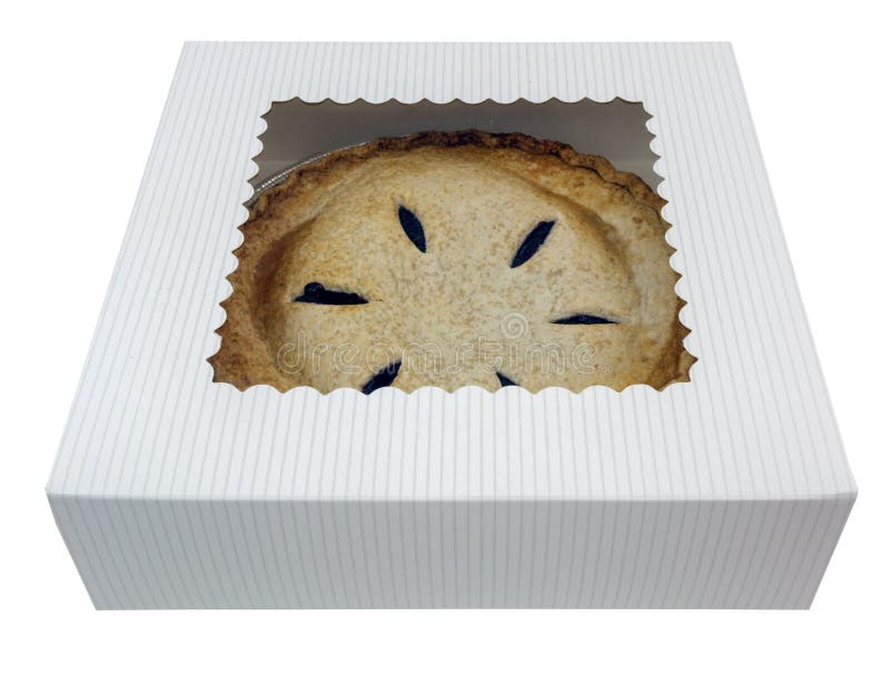 Boxed Grocery Store Bakery Pie Stock Image - Image of berry, store ...