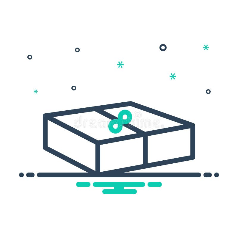 Mix Icon for Boxed, Packet and Package Stock Illustration ...