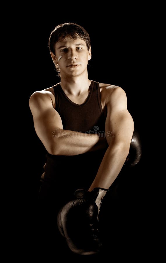 Boxer stock photo. Image of competitive, combative, hair - 10642228