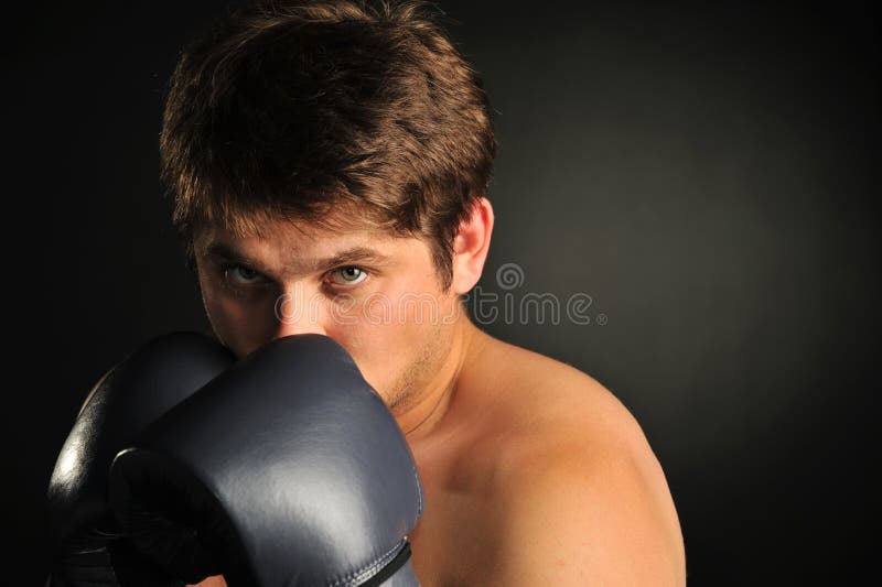 The boxer stock image. Image of dramatic, muscular, male - 11679277