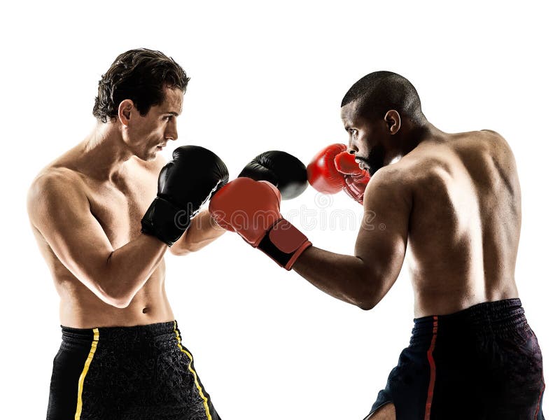 Boxer Boxing Kickboxing Kickboxer Men Stock Photo - Image of shadows ...
