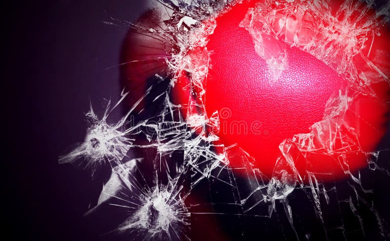 Boxer breaks the glass stock photo. Image of athletic - 89700418