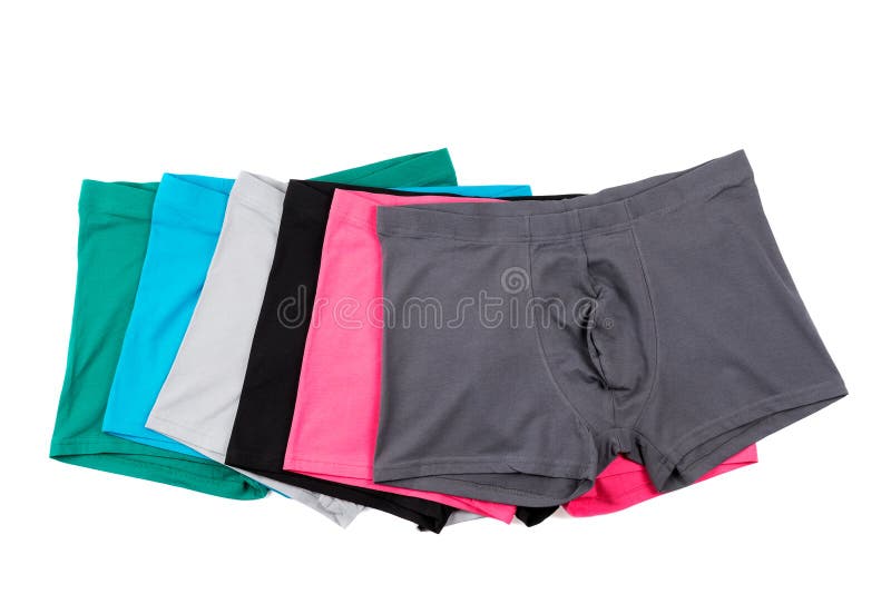 Boxer Briefs Isolated on a White Stock Photo - Image of codpiece ...