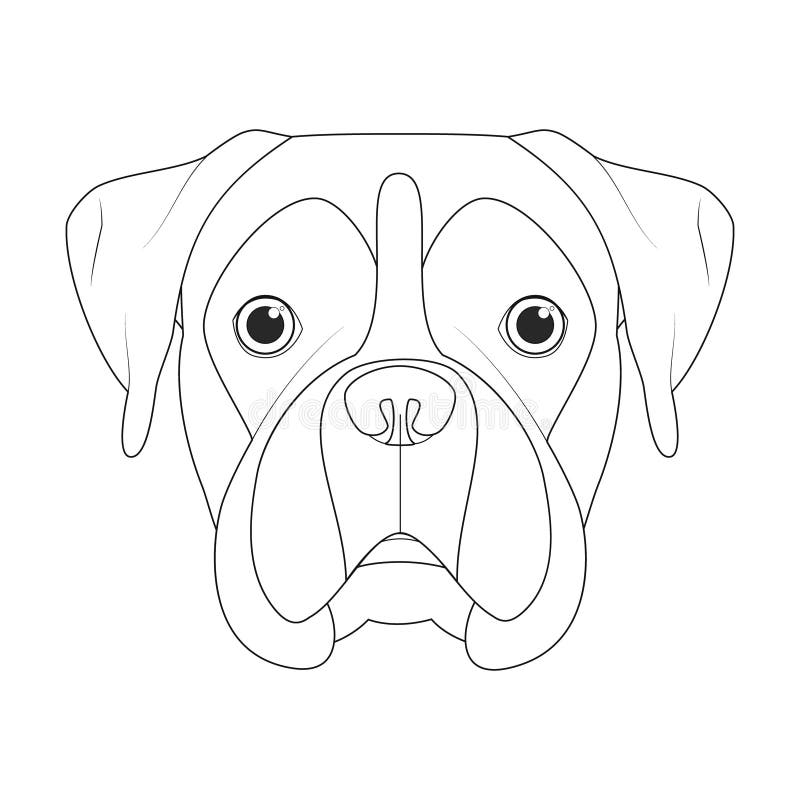 Boxer Dog Vector Stock Illustrations – 2,437 Boxer Dog Vector Stock ...