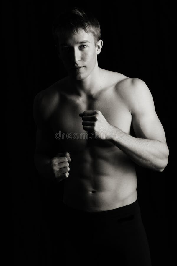 Boxer, fighter stock image. Image of athlete, muscle - 17908781