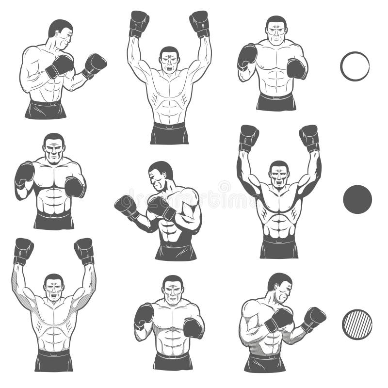 Boxer stock vector. Illustration of boxer, strength, boxing - 78333714