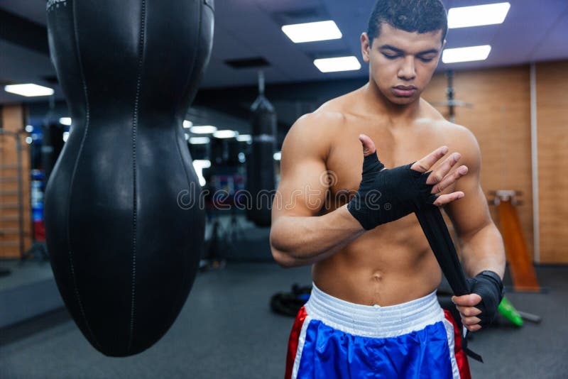 Boxer Getting Ready for Fight Stock Image - Image of rough, adult: 67150647