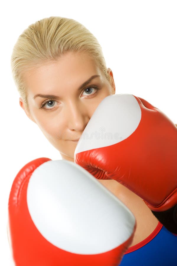 Boxer girl stock photo. Image of muscular, direct, contact - 11618956