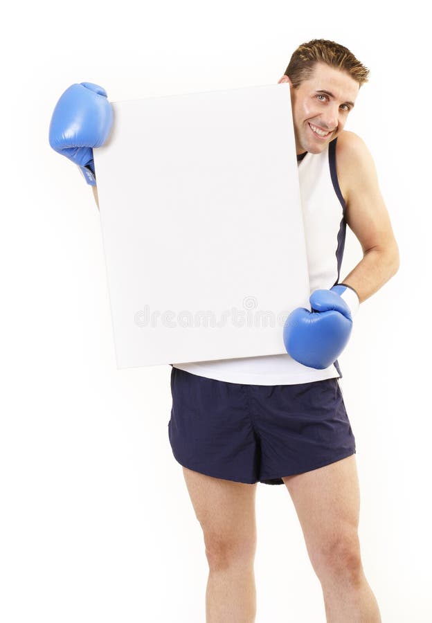 Boxer winner stock image. Image of blue, championship, personal - 486799