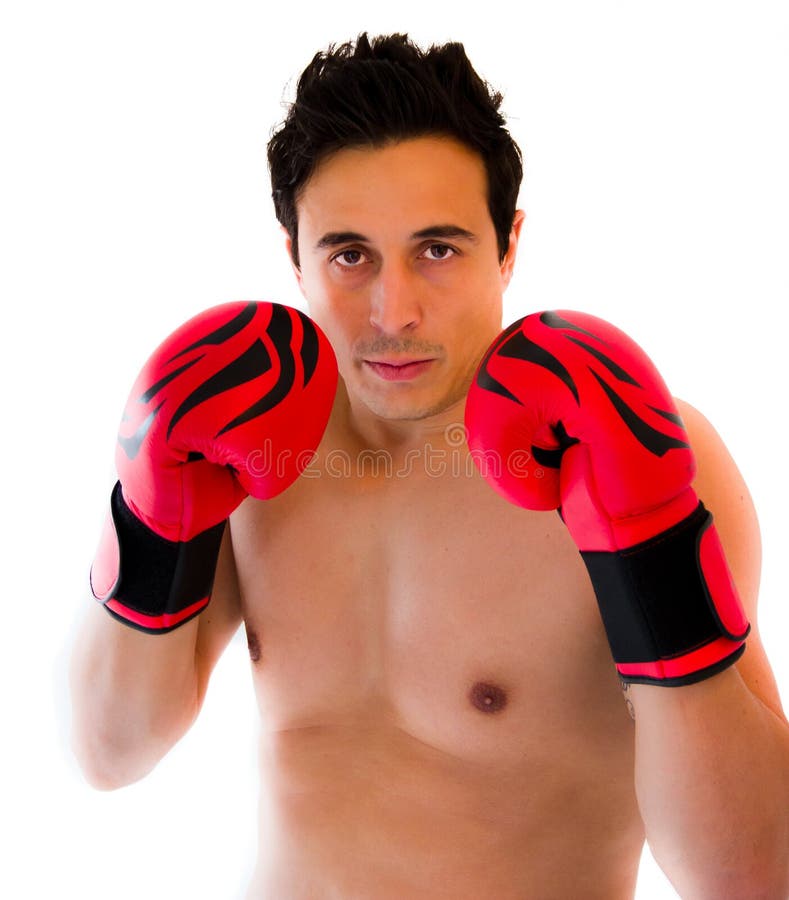 Boxer man stock image. Image of athletic, fighter, adult - 27714661