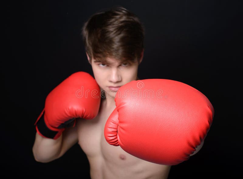 Defeated boxer. stock photo. Image of expressing, expression - 33128892