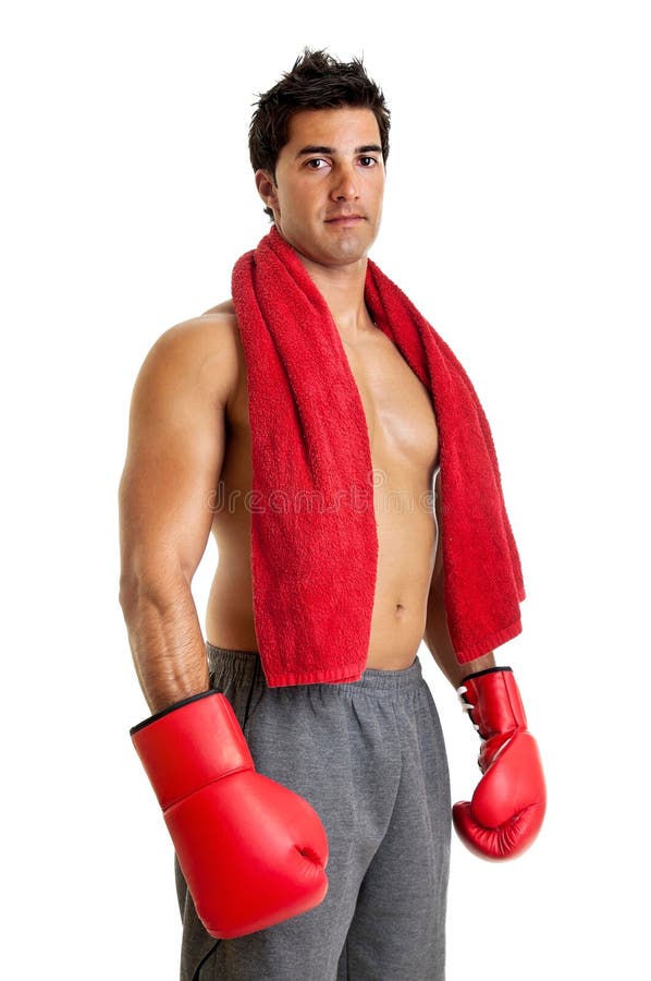 Boxer stock image. Image of athletic, fight, hand, isolated - 34005349