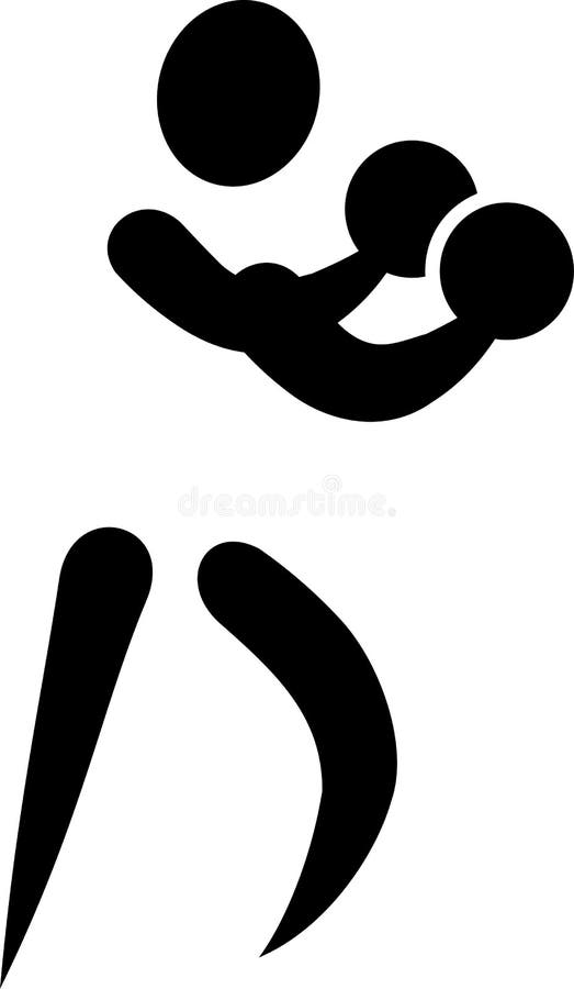 Boxer Pictogram Boxing stock vector. Illustration of icon - 85852365