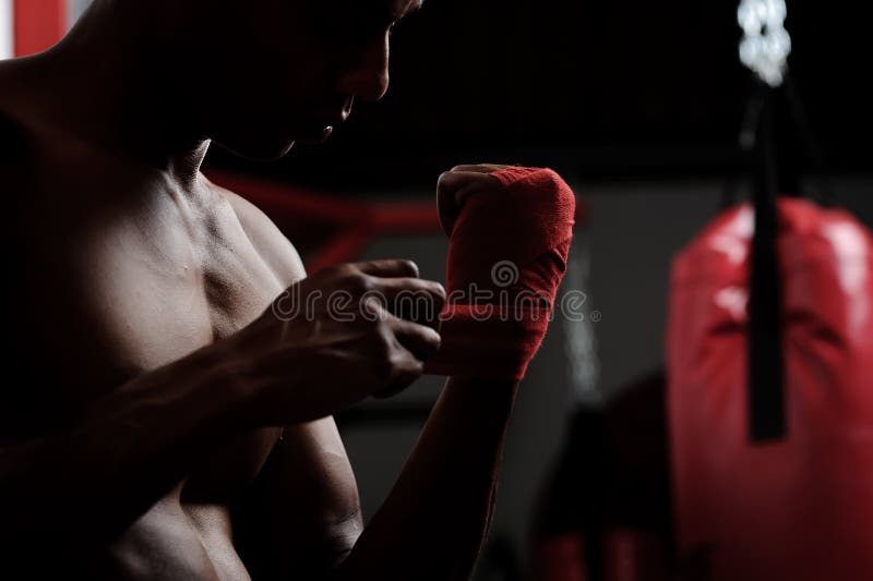 Boxer protection stock image. Image of arts, person, dark - 23112101