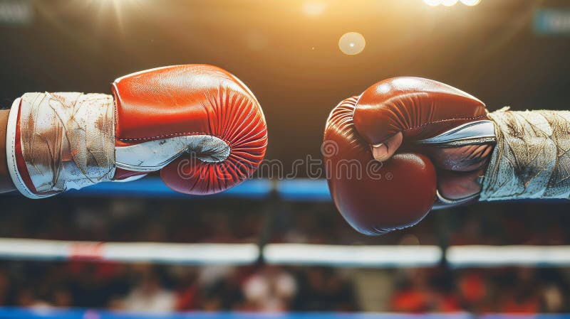 Boxer S Trainer Wraps Hands with Tape, Symbolizing Support in Summer ...