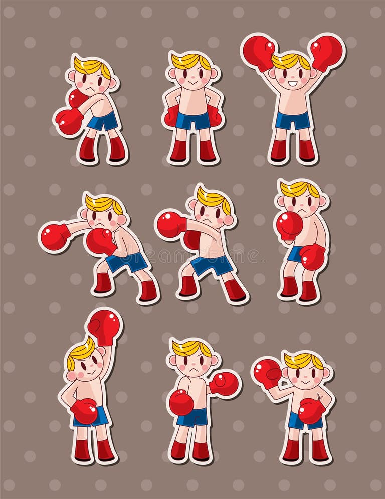 Cartoon Boy Boxer Stock Illustrations – 821 Cartoon Boy Boxer Stock ...