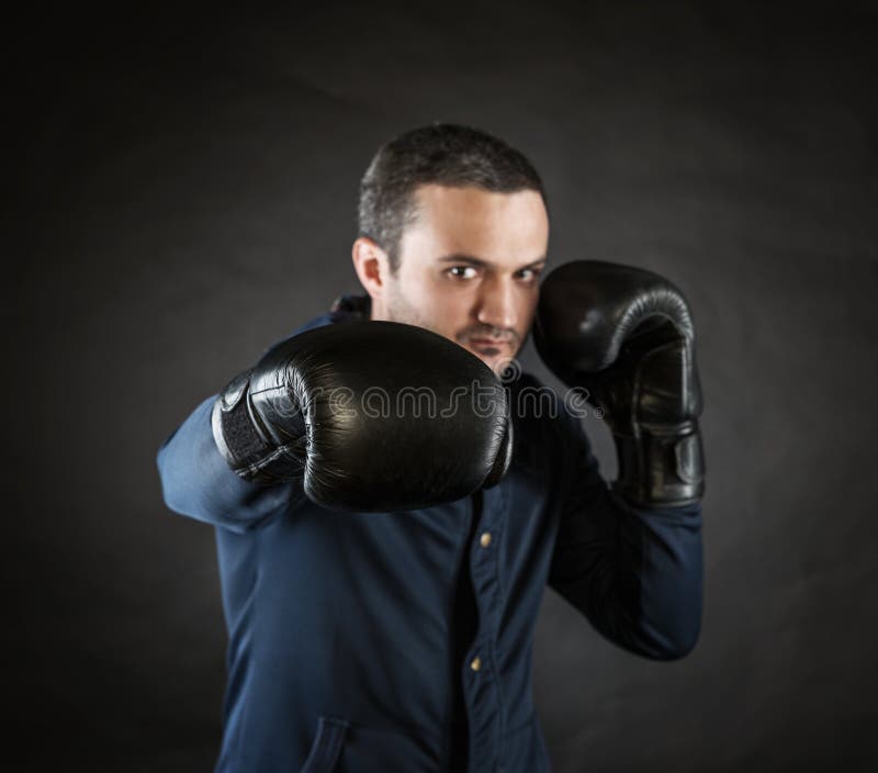 Boxer strikes stock image. Image of rage, boxer, lifestyle - 51714091