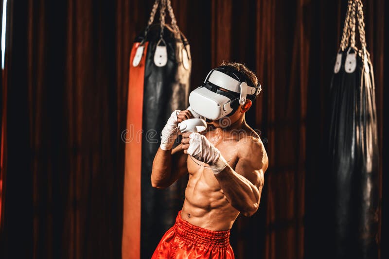 Boxer Training Utilizing VR Technology or Virtual Reality. Impetus ...