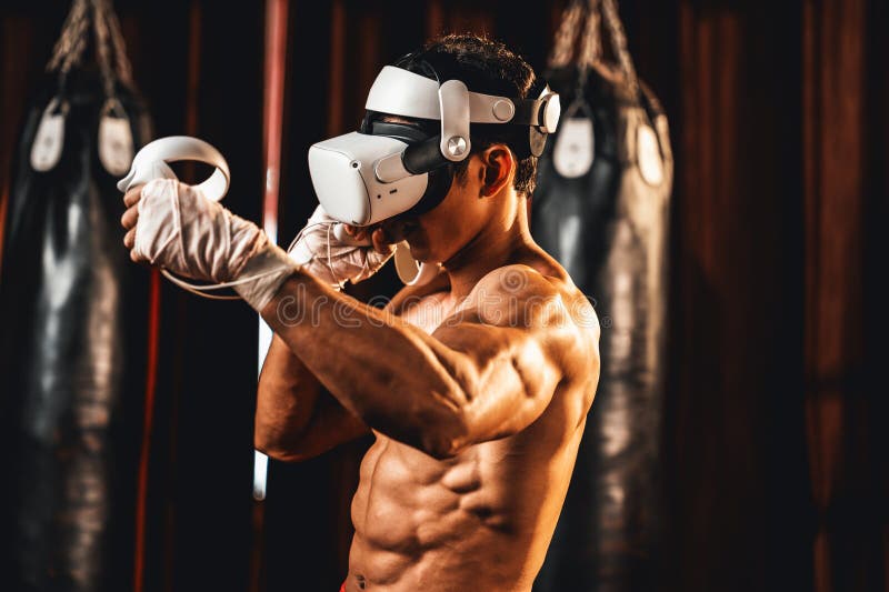 Boxer Training Utilizing VR Technology or Virtual Reality. Impetus ...