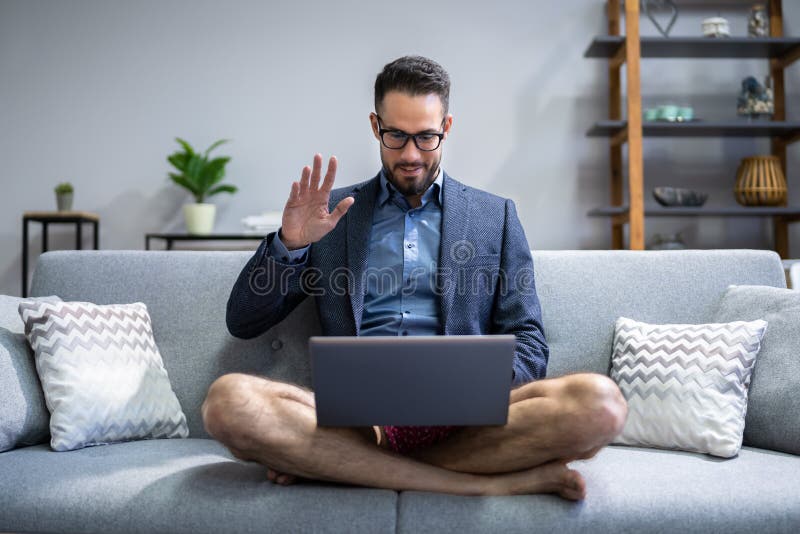 Boxer Video Conference Call Stock Image - Image of boxers, video: 233885285