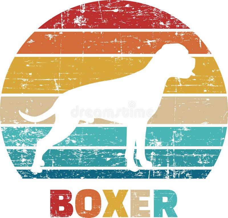 Boxer vintage and retro stock vector. Illustration of boxer - 149526654