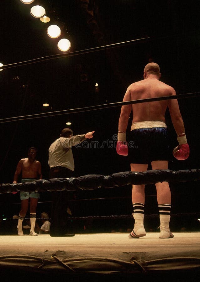 Two Boxers Square Off editorial stock image. Image of east - 126119149