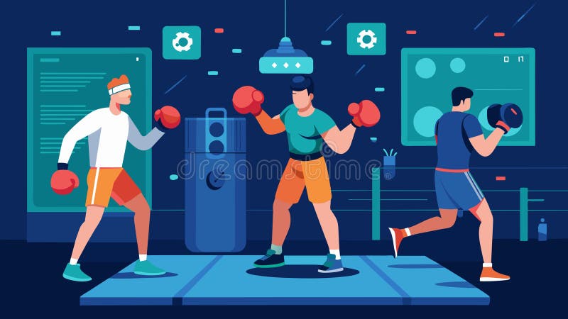 Boxers Train in a Hyperrealistic Virtual Gym Their Movements and ...