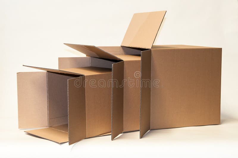 Boxes stock photo. Image of pack, packaging, three, boxes - 28851594